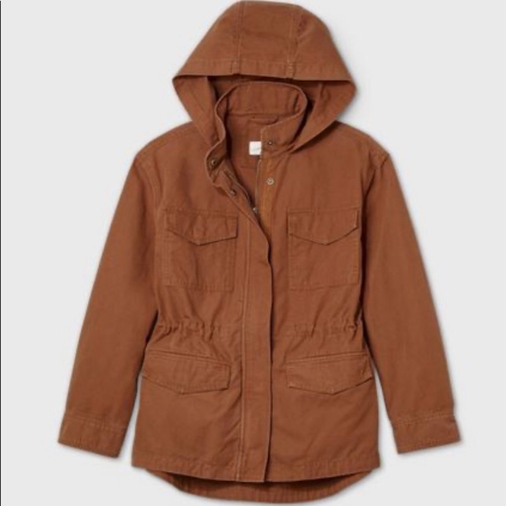 Universal Threads Burnt Orange Utility Jacket - Gem